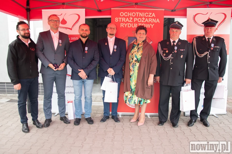 II Mundurowa Kropla Krwi Powiatu Wodzisławskiego. Wręczono honorowe ...